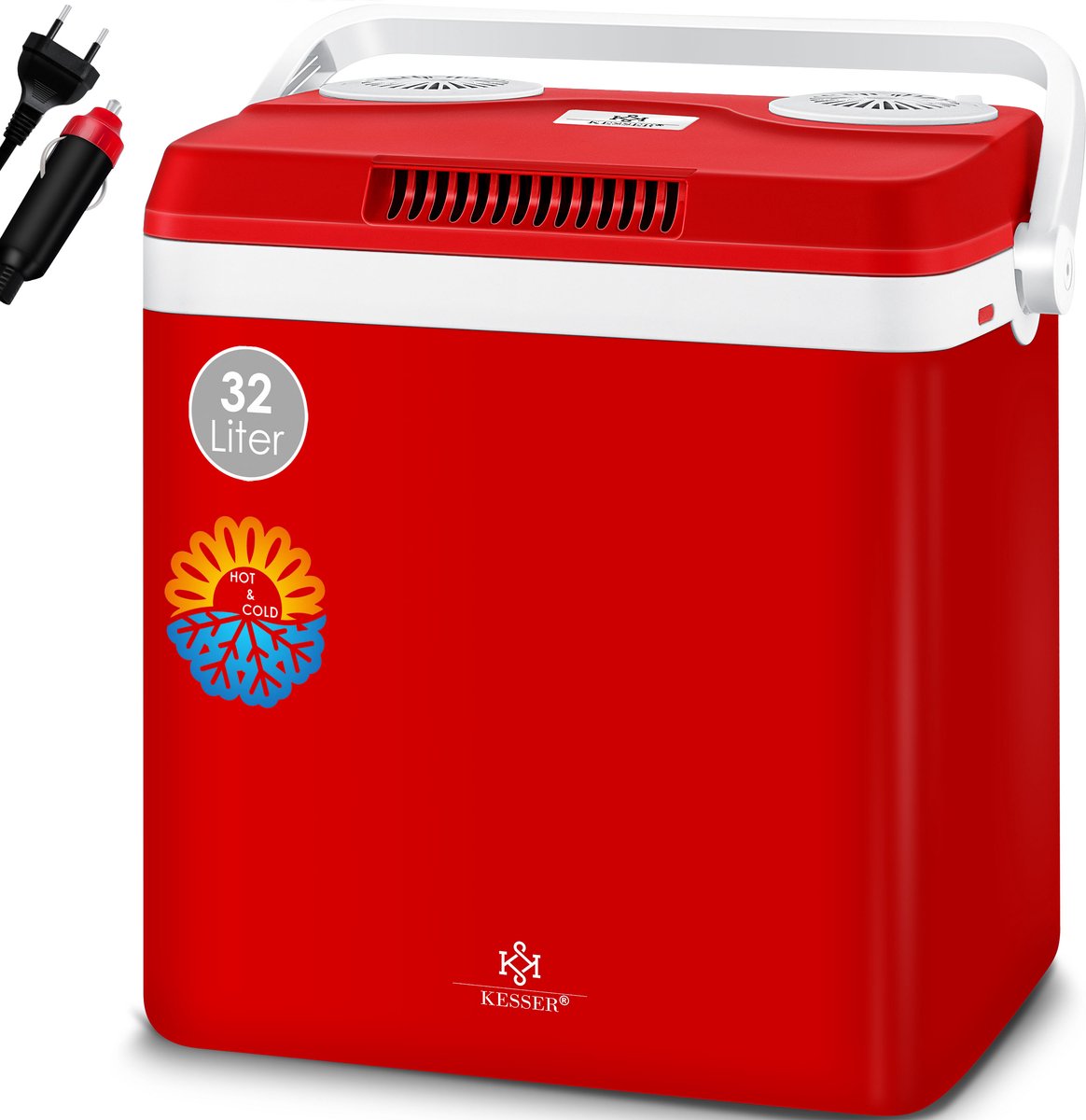 KESSER® 32L Thermo Elektrische Koelbox voor warm houden en koelen | Coolbox / 12V,... | bol.com