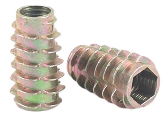 Allecto Plus - Inschroefmoer M8 x 30 mm voor houten meubels ...