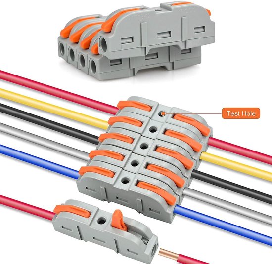 50 stuks kabelverbinders en verbindingsklemmen voor elektrische ...