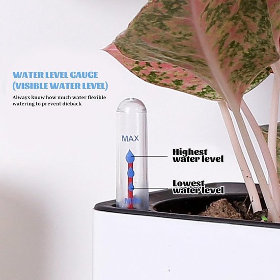 RFWR® Waterniveau-indicatoren voor Bloempotten - 4 Stuks - Vochtmonitor ...