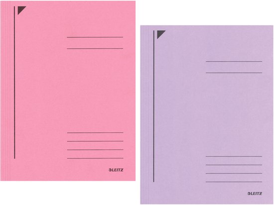 LEITZ dossiermap / jurismap, DIN A4, karton 430 g/m2, roze | bol