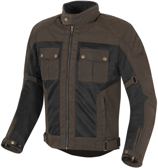 Merlin Shenstone Bruin Wax Motorjas - Maat S - Jas | bol