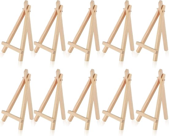 JGS Premium - 10 stuks mini houten ezel tafeldecoratie bruiloft ...