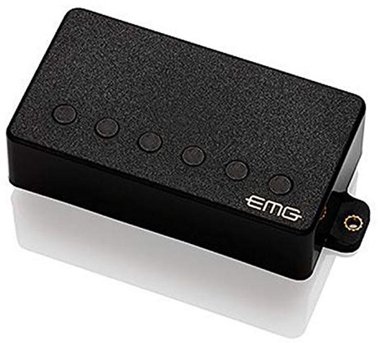 EMG 57-B Humbucker Brushed zwart Chrom - Humbucker pickup voor gitaren ...