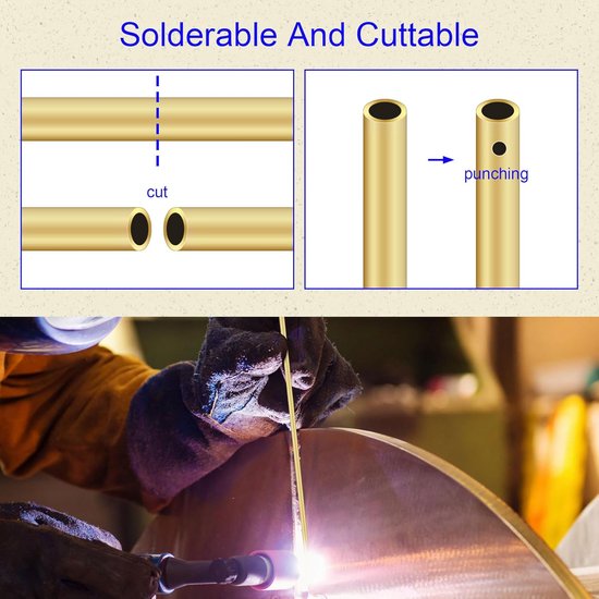 Messing buis - 3mm diameter - 300mm lang - geschikt voor diverse ...