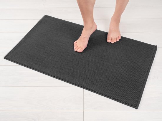 Hammetex 100% katoenen antislip badmat, 51x86 cm grote badmat voor de ...
