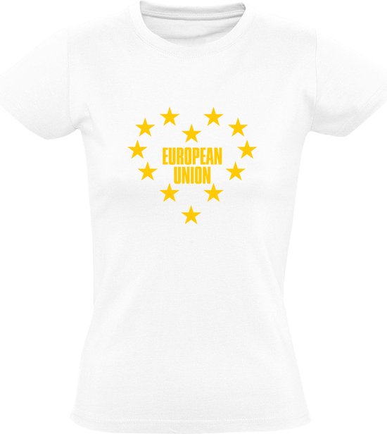 European Union Dames T-shirt | EU | Europese Unie | Europa | cadeau ...