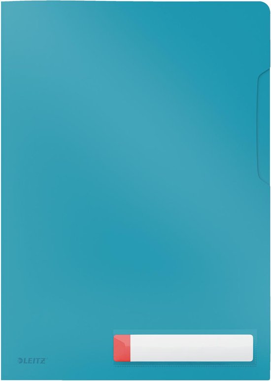 Leitz Cosy L-map, ft A4, PP van 200 micron, ondoorzichtig, blauw 12 ...