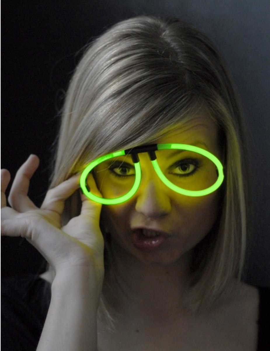 Neon glow bril breaklights groen | bol.com