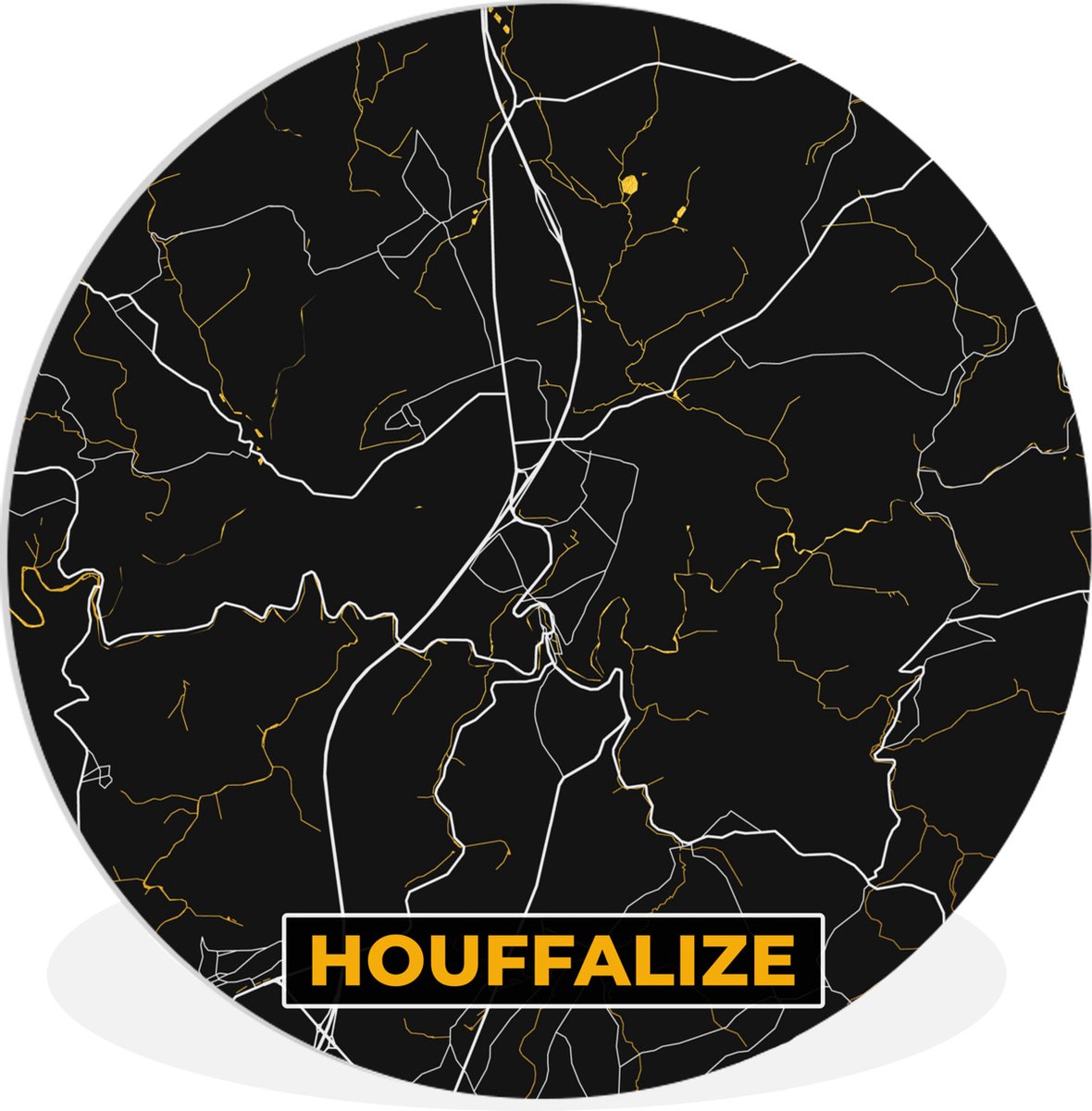 Wall Circle - Wall Circle Indoor - Houffalize - Map - Map - Or - City ...