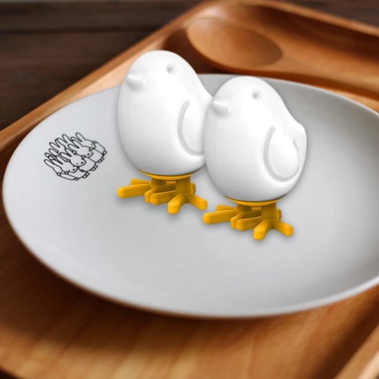 Ei Vorm Mould voor Gekookte Eieren Ei Vormpjes DIY Schattige Cartoon Ei ...