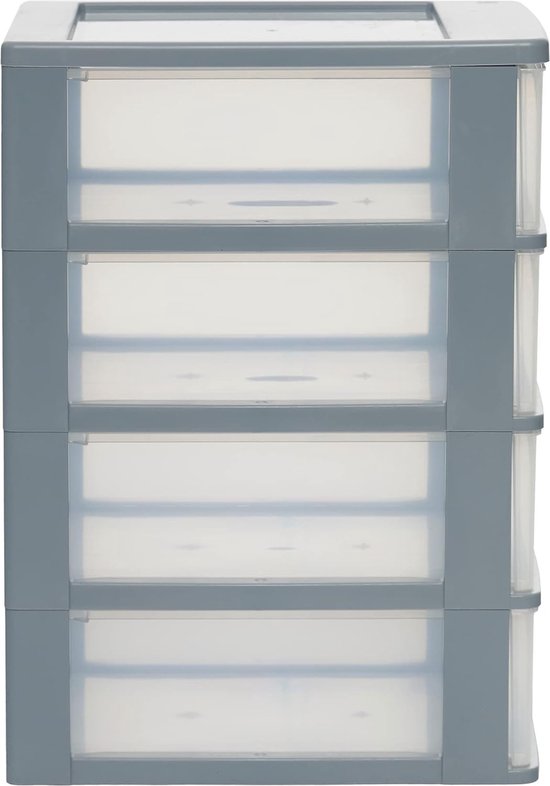 OCH-2004 Plastic Opbergtoren 4 x 7 Liter Bureaulade Enkele Eenheid ...