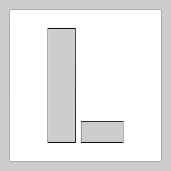 Sjabloon letter L 400 x 400 mm | bol.com