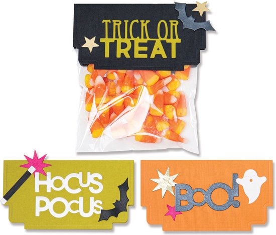 Sizzix Thinlits Die Set Halloween Toppers | bol