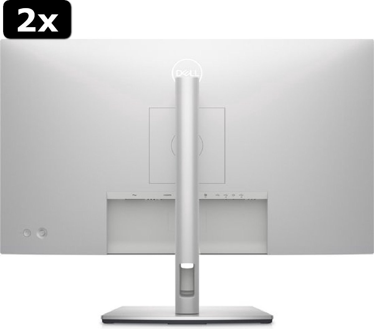 2x Dell UltraSharp U2722D - QHD IPS Monitor - USB-C 15w - 27 inch | bol.com