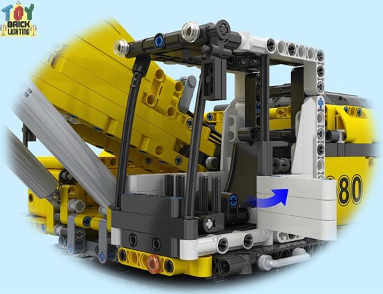 RC LIEBHERR R980 Rupskraan Kraan Graafmachine Technic Technisch MOC ...