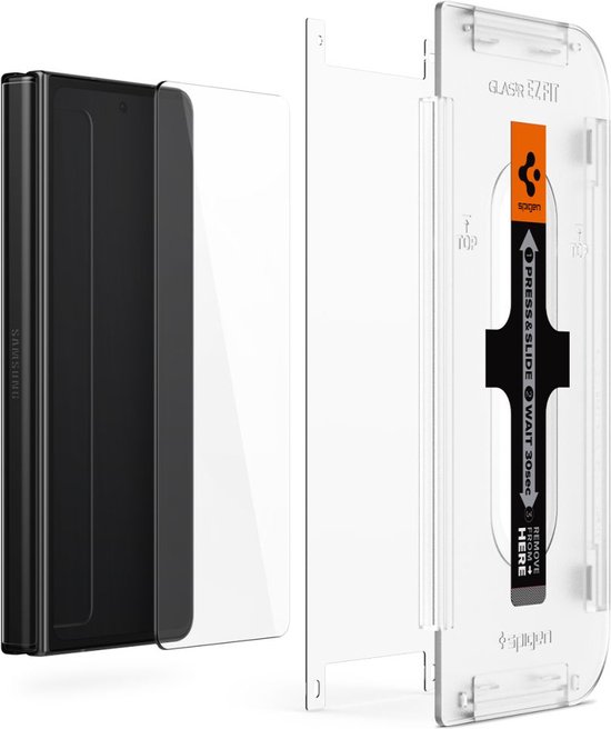 Samsung Galaxy Z Fold 4 screenprotector met Montage frame - Scharnier ...