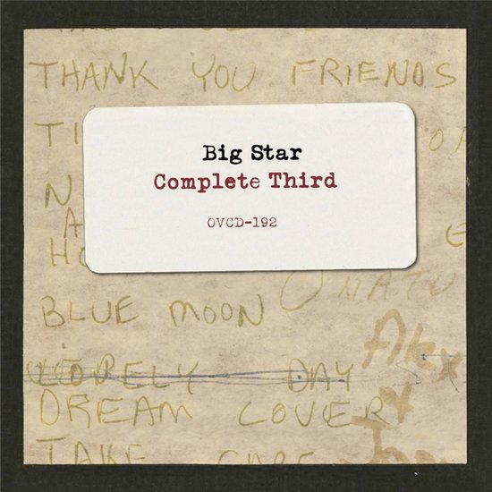 Complete Third, Big Star | CD (album) | Muziek | bol