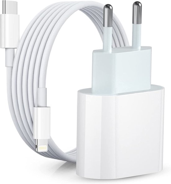 USB C Adapter met USB C kabel 20W Geschikt voor iPhone 14 Plus / iPhone ...