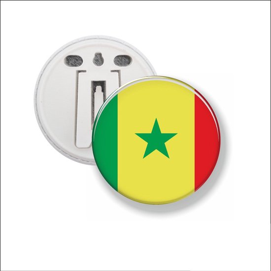 Button Met Clip 58 MM - Vlag Senegal | bol.com