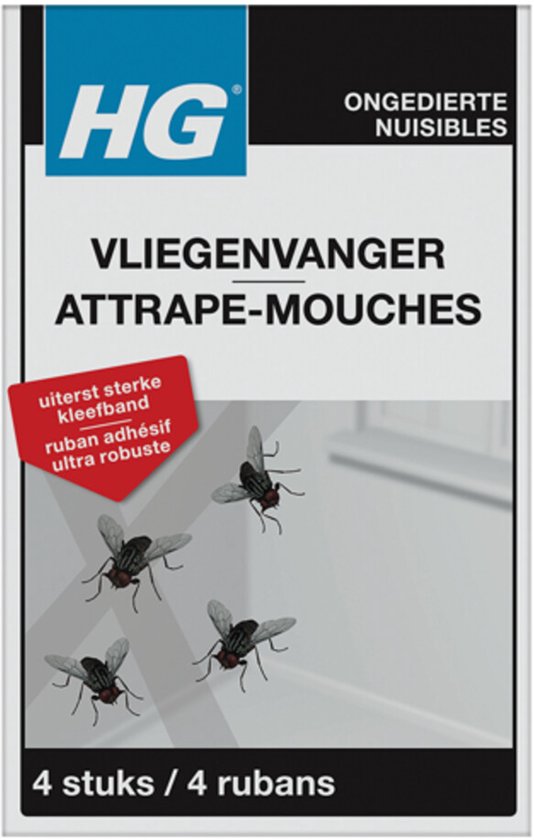 HG X Vliegenvanger 4 stuks per verpakking - Voordeelverpakking - 6 ...