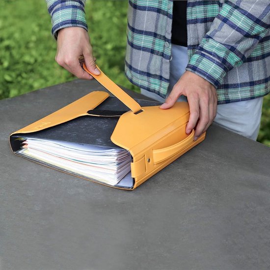 Documentenmap A4 Portfolio Binder Kantoor - Wit | bol