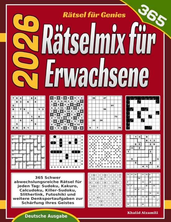 365 Moeilijke Logische Puzzels voor Volwassenen 2026: Dagelijks ...