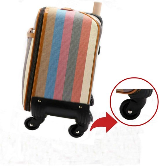 Universele Reservewielen voor Koffers en Trolleys - Stil, Duurzaam ...