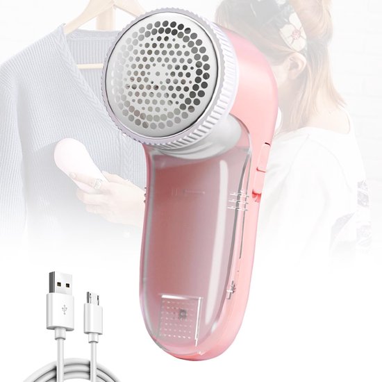 Rasoir à Peluches Électrique USB Rechargeable pour Vêtements et Meubles ...