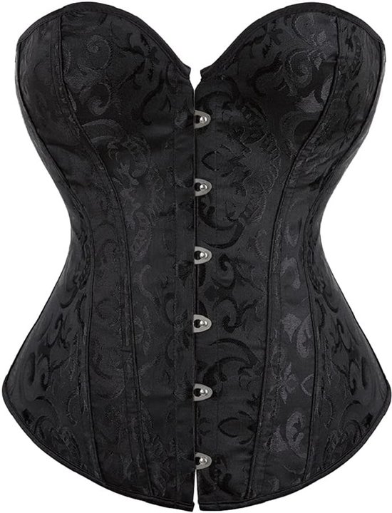 Gothic Plus Size Korset voor Dames met Veters en Baleinen - Shapewear ...