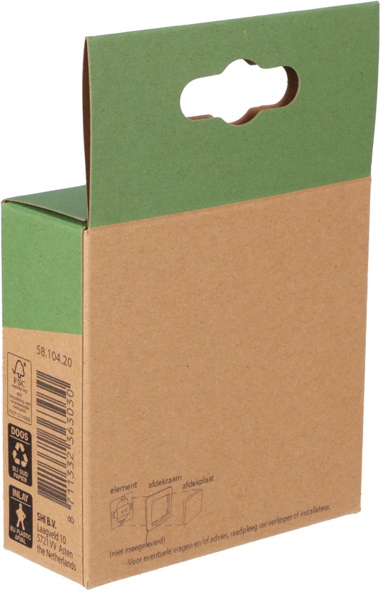 Merten System M blindplaat - inbouw - polarwit | bol