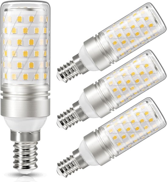 Set van 4 LED Lampen E14 10W - Neutraal Wit 4000K - Hoge Lichtopbrengst ...