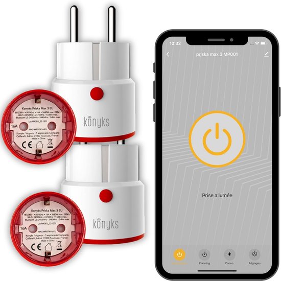 Slimme WiFi + BT Stekker met Verbruiksmeter en Spraakbesturing | bol