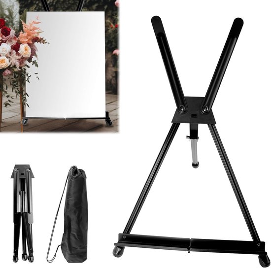 Folding Portable Table Easel - Telescopic Floor Easel voor Weddings ...