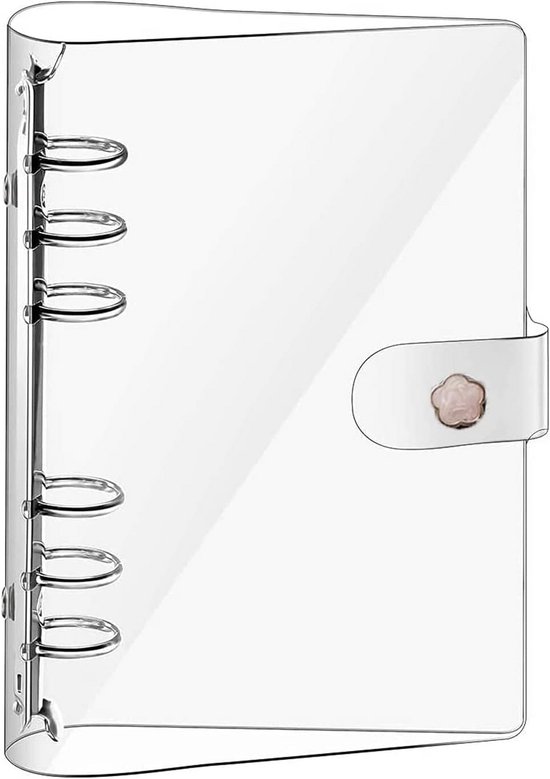 Transparante PVC ringmap A5 - waterdichte losbladige map voor notities ...