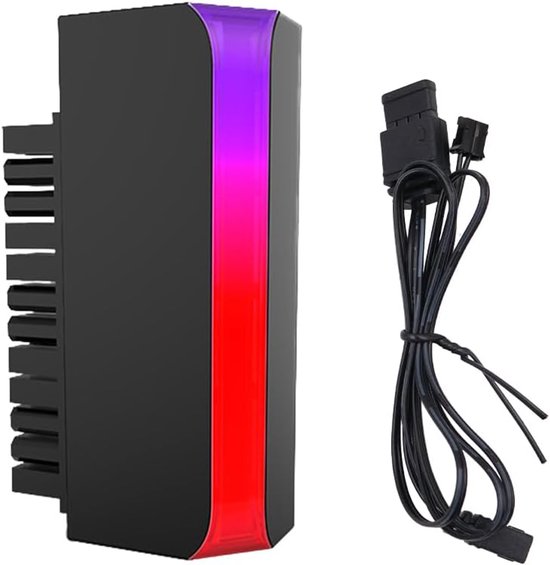 24Pin ATX Power Supply Turning Head Neon ARGB 90 Degree - Computer ...