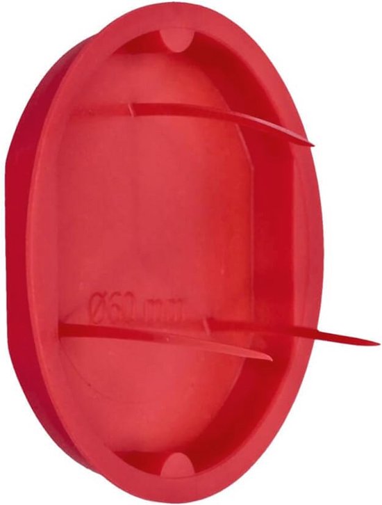 Signaaldeksel Rood Ø 60 mm voor Inbouwdozen - Geschikt voor ...