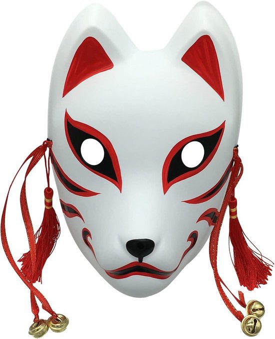Japanse Vos Cosplay Masker Kabuki Kitsune voor Feest en Halloween | bol