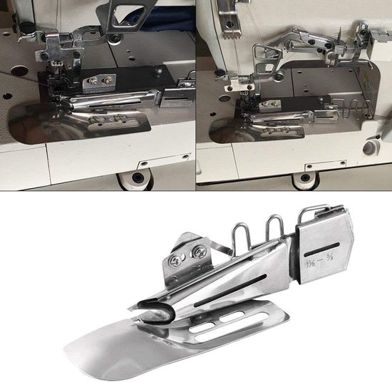 Adjustable Bias Tie Sewing Foot - Pleated Edge Fastening Tape Folders ...