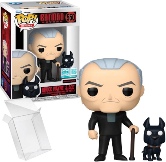 Funko Pop! Heroes: Batman Beyond - Bruce Wayne & Ace #550 Limited ...