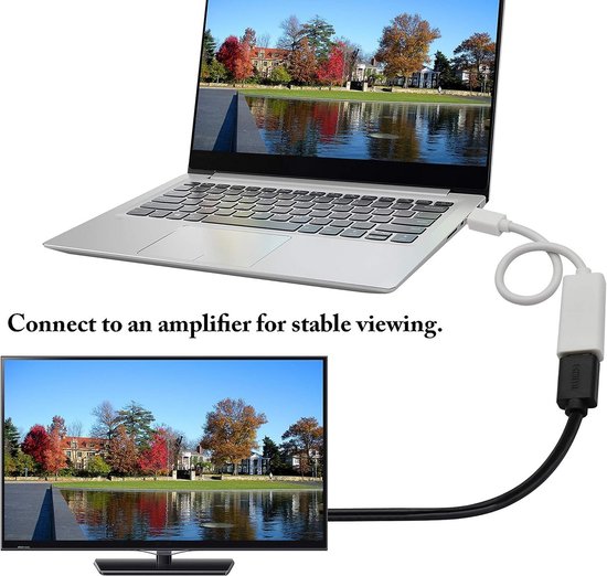 Mini DisplayPort naar HDMI Adapter voor Laptop en Monitor | bol
