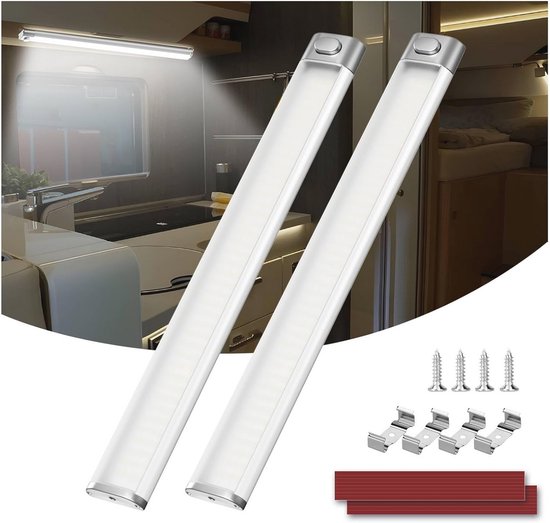 LED Verlichtingsstrip 12V 2x10W - Superhelder 228 LEDs voor ...