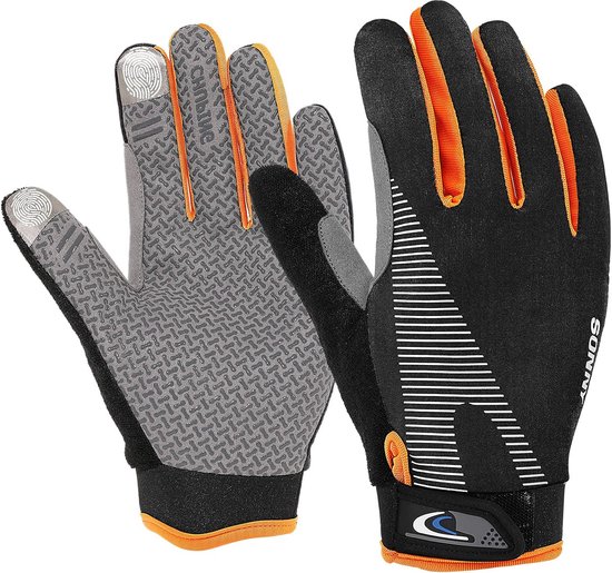 Volledig Vinger Fiets- en Outdoor Handschoenen voor Heren, Touchscreen ...