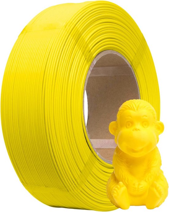 PLA+ 3D Printer Filament 1.75mm - Extra Sterk - 1kg Geel - Spoelloze ...