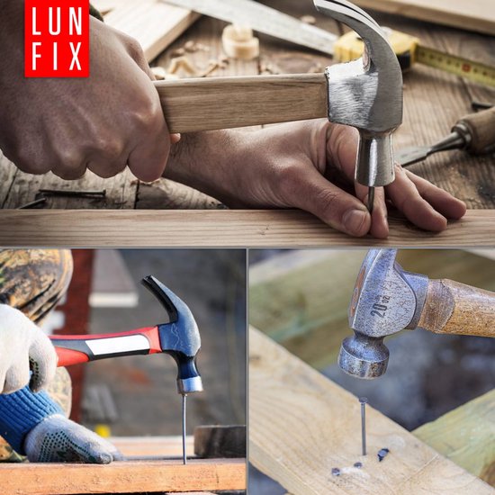 LUN FIX - Clous en acier 4,6 x 125 mm - 1 kg (environ 80 pièces ...