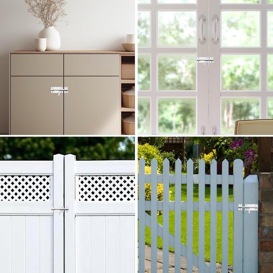 Ensemble de 2 Verrous de Porte en Acier Inoxydable pour une Sécurité Maximale | bol