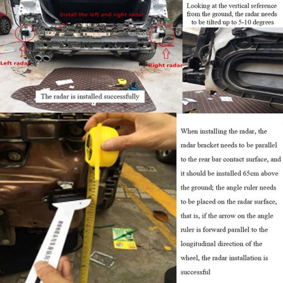 Auto Blind Area Detection System - Universal Blind Spot Detection ...