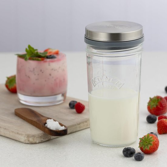 Kefir Set Inclusief Pot Met Zeefdop Voor Zelf Probiotische Dranken | bol