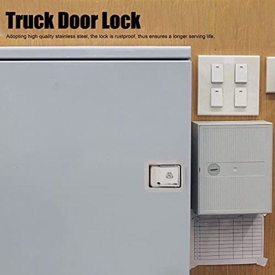 Generator Paneel Slot - Vierkante Deurslot voor Truck - RVS Tool Box en ...