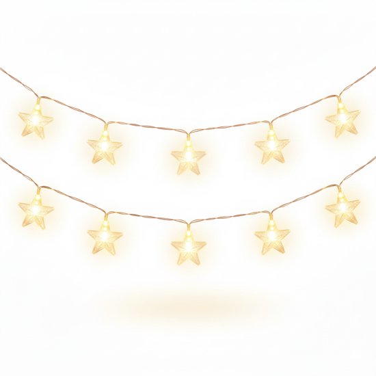 Livarno home 3D Star LED String Lights - Kerstverlichting - 16,75m ...